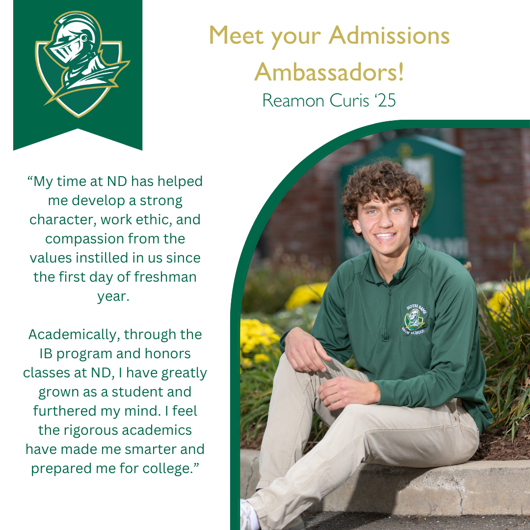 Admissions Overview - Notre Dame High School