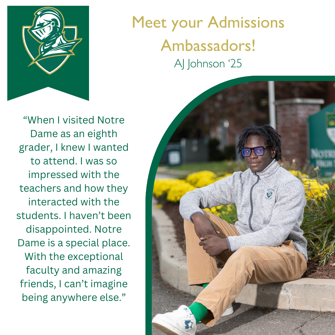 Admissions Overview - Notre Dame High School